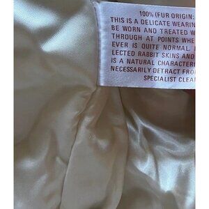 Elam | Jackets & Coats | Vintage Elam White Brown Beige Rabbit Fur Zip ...